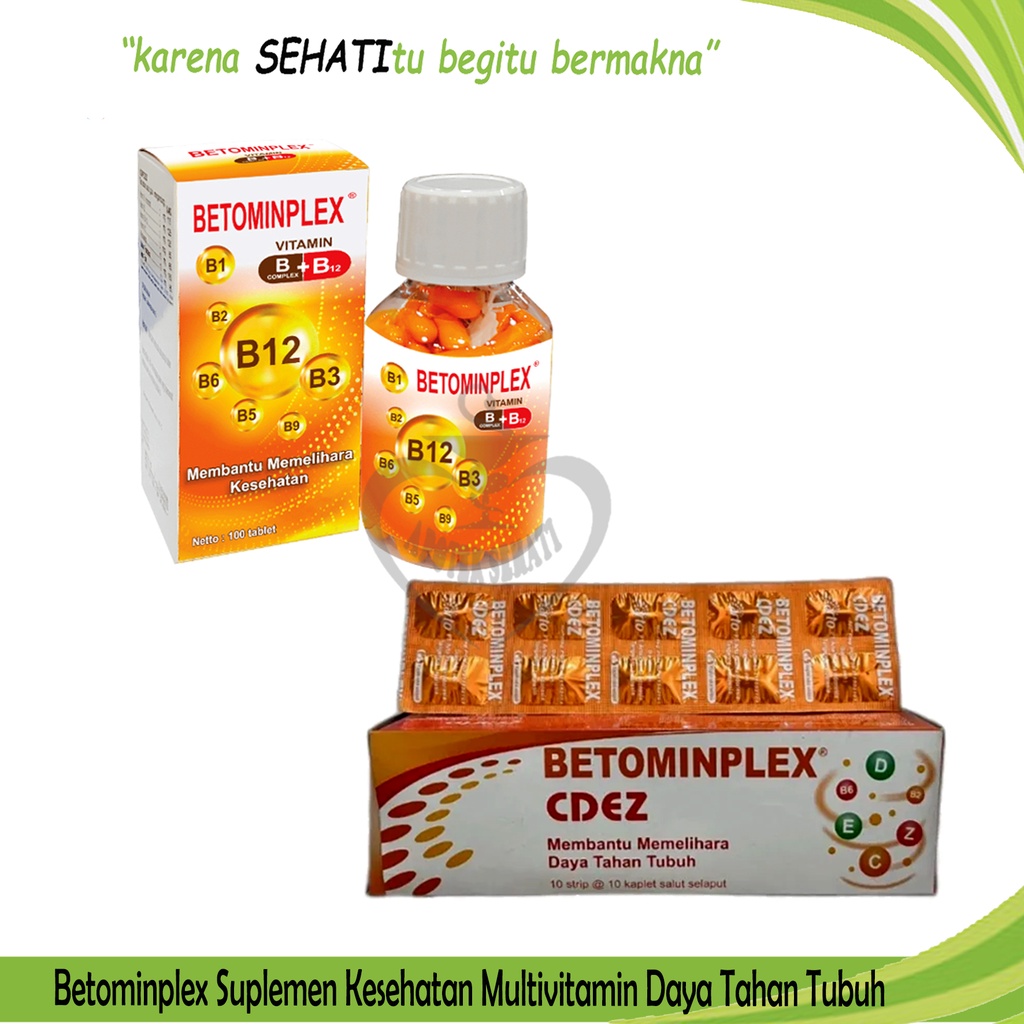 Jual Betominplex Kesehatan Multivitamin Daya Tahan Tubuh | Shopee Indonesia