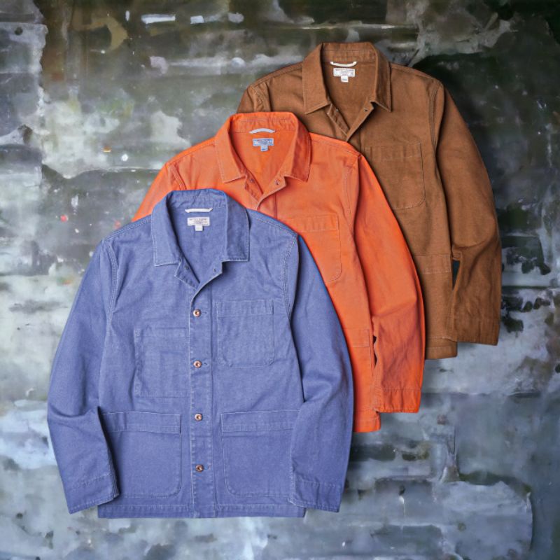 Jual Wallace and barnes duck canvas chore jacket | Shopee Indonesia