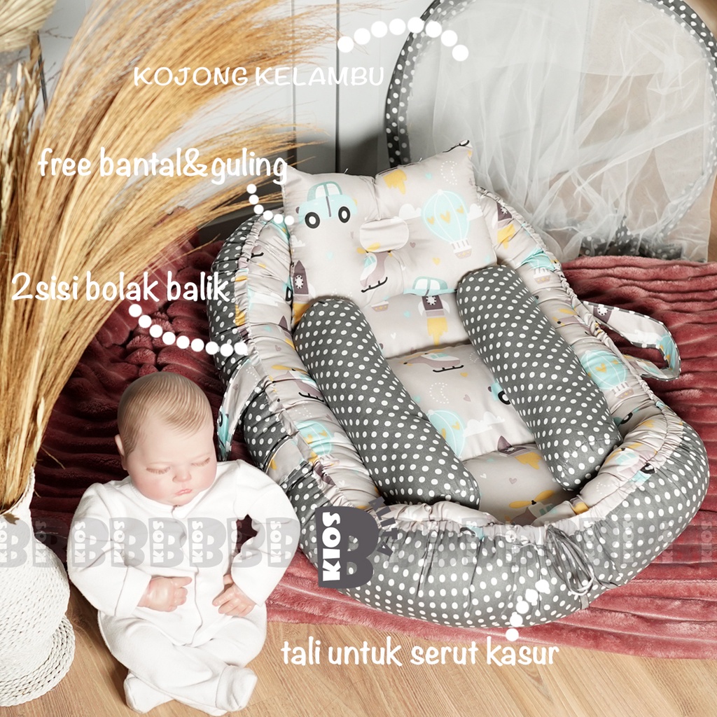 Jual PAKET KASUR BAYI BABY NEST PREMIUM DENGAN KELAMBU + FREE BANTAL ...