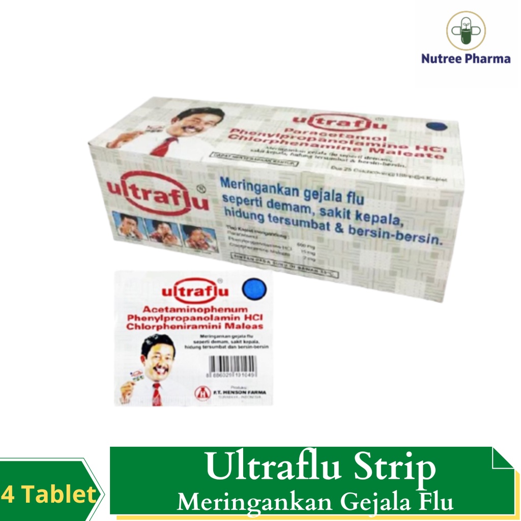 Jual Ultraflu Strip Isi 4 Tablet | Shopee Indonesia