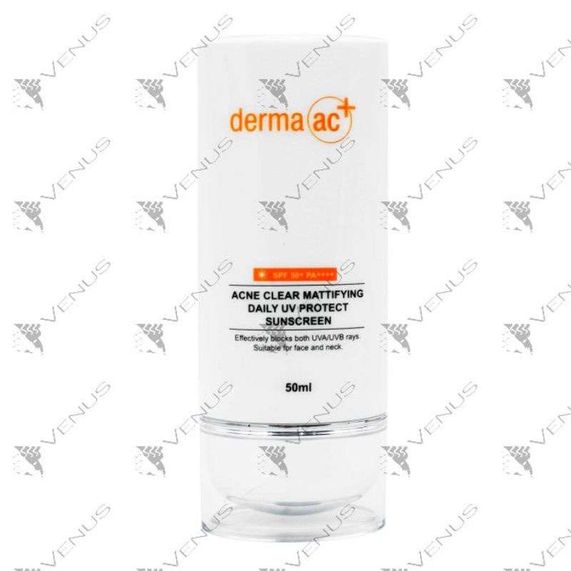 Jual Derma AC+ Acne Clear Mattifying Daily UV Protect Sunscreen SPF50 ...