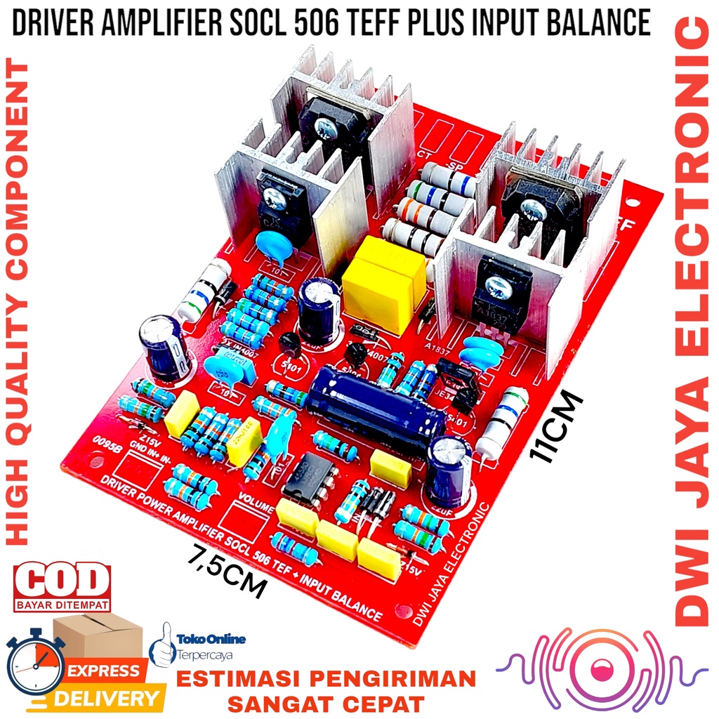 Jual KIT DRIVER POWER 506 TEF PLUS INPUT BALANCE | Shopee Indonesia