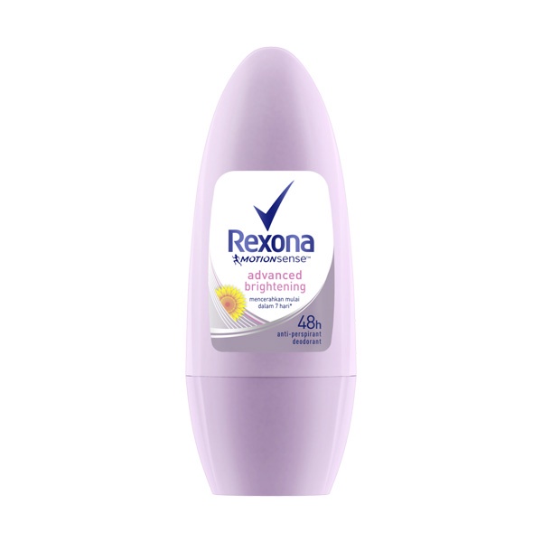 Jual REXONA WOMEN ADVANCE BRIGHTENING ROLL ON 45 ML - DEODORANT | Shopee Indonesia