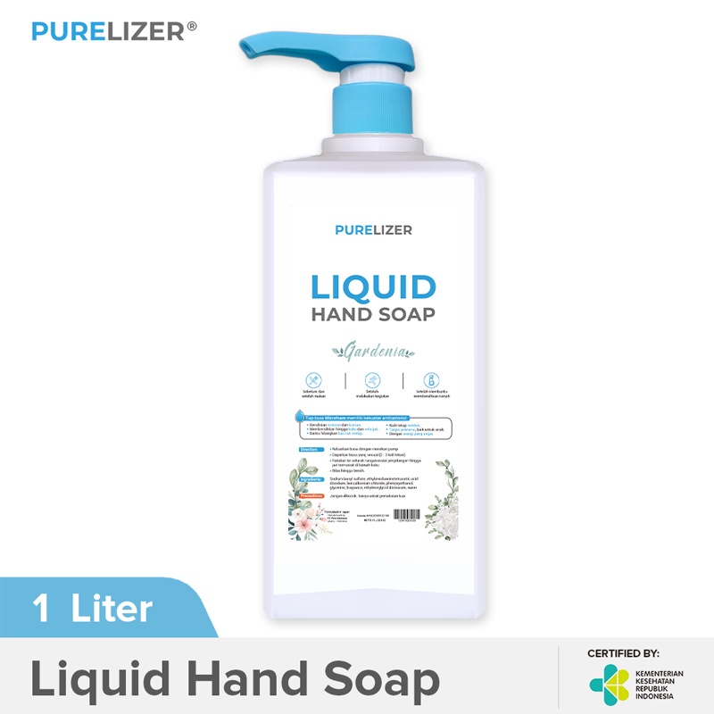 Jual PURELIZER Liquid Hand Soap 1 Liter Sabun Cuci Tangan Hand Wash ...
