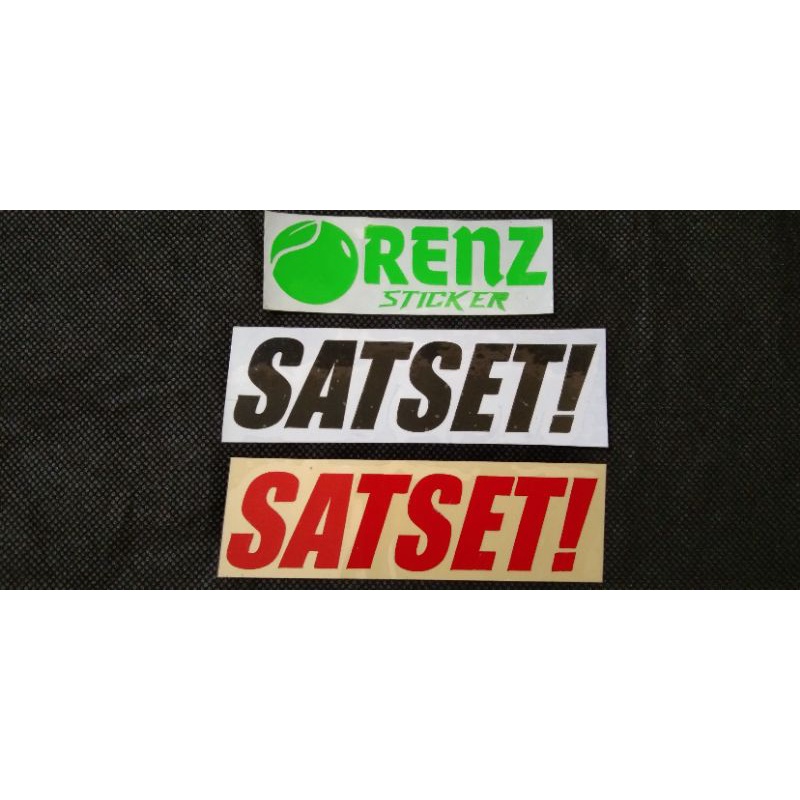 Jual stiker viral SATSET! | Shopee Indonesia Jual stiker viral SATSET! | Shopee Indonesia