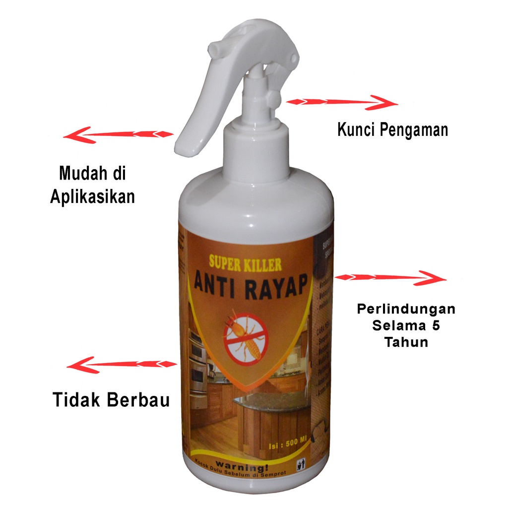 Jual Anti Rayap Racun Rayap Obat Rayap kayu, Rayap tanah, dan Kumbang ...
