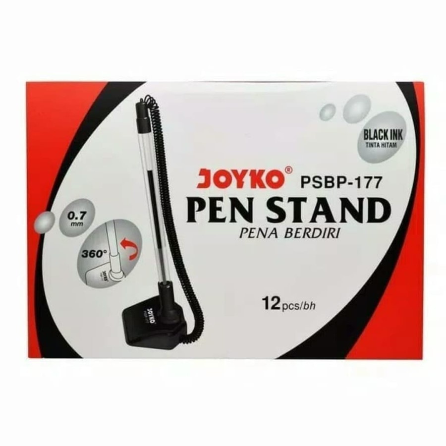 Jual Pen Stand / Pulpen Meja Spiral - Joyko PSBP 177 (Hitam) * | Shopee ...