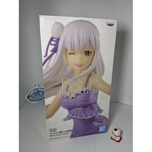 Jual ORI Figure EXQ Emilia Swimsuit Summer Re Zero Rem Ram Isekai ...