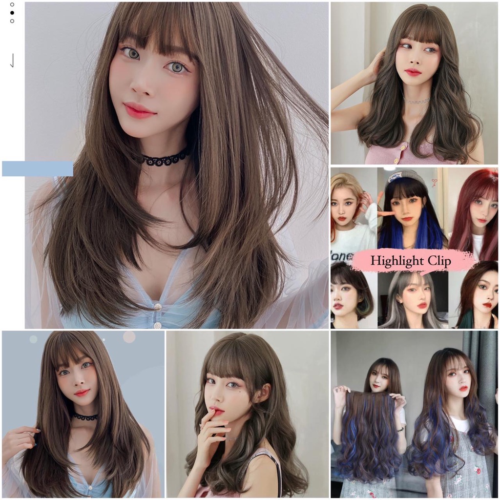 Jual Wig Rambut Palsu Panjang Pendek Rambut Alami Ikal Keriting ...