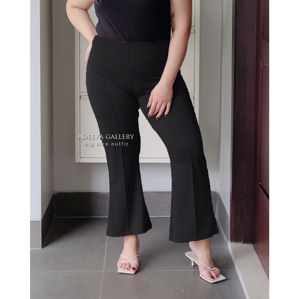 Jual ADEEVA Celana Cutbray Scuba Jumbo | Shopee Indonesia