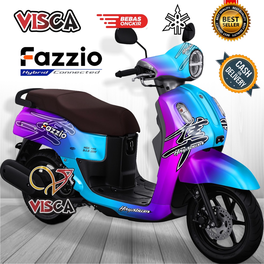 Jual Decal Yamaha Fazzio Full Body Stiker Fazzio Variasi Full Body ...