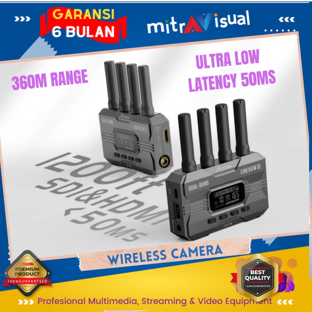 Jual Accsoon CineView SE - Ultra-low Latency Wireless Camera 360m 50ms | Shopee Indonesia