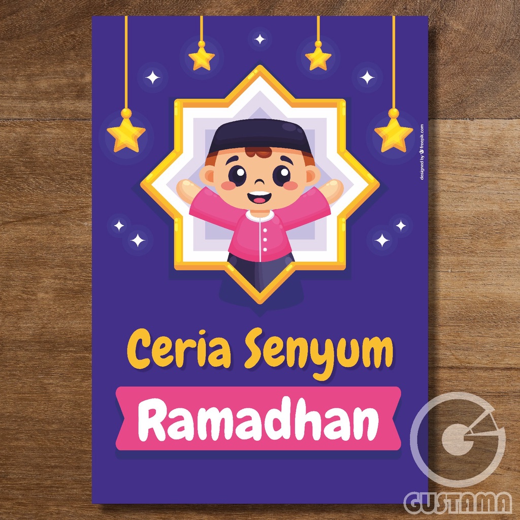 Jual Poster Tarhib Ramadhan 10 Model, Poster Pawai Ramadhan Anak ...