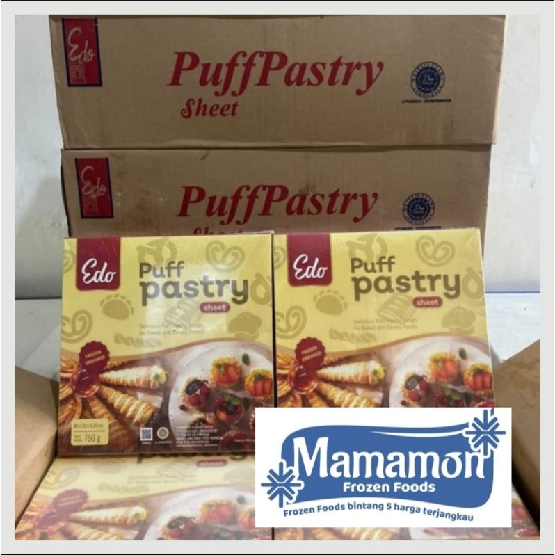 Jual Edo Puff Pastry 750gr | Kulit Pastry Edo -TERMURAH!!!- | Shopee ...