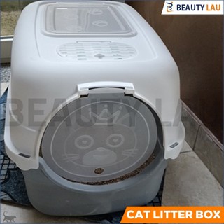 Jual CAT LITTER BOX KUCING TERTUTUP JUMBO TEMPAT PUP POOP KUCING LITER ...