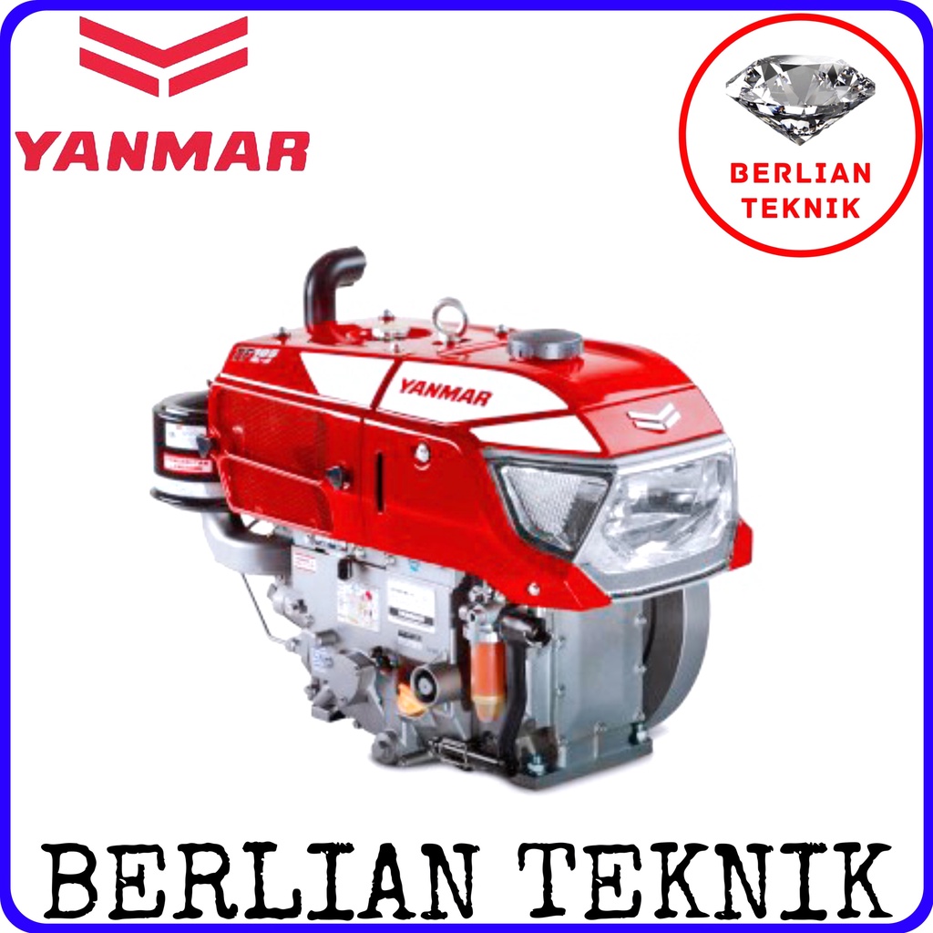 Jual Mesin Penggerak Solar Engine Diesel Yanmar TF 105 NL-di / 10.5 HP Radiator Lampu | Shopee ...