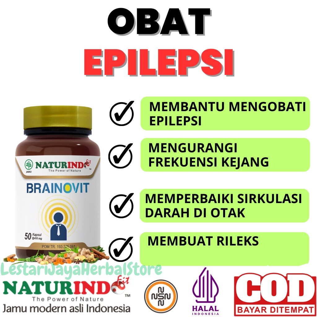 Jual BRAINOVIT Obat Epilepsi Kejang Dewasa Anak Herbal Paling Ampuh ...