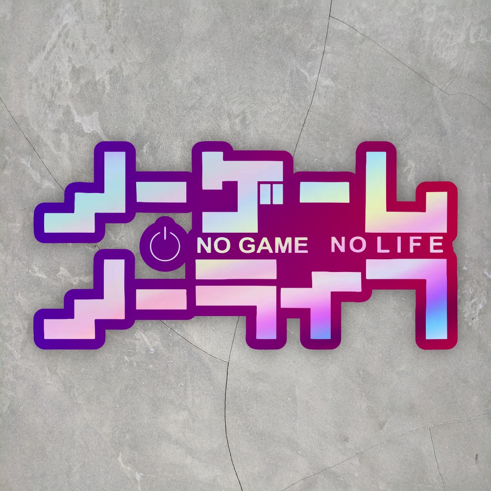 Jual Stiker No Game No Life Hologram Ukuran 9,6 cm | Shopee Indonesia