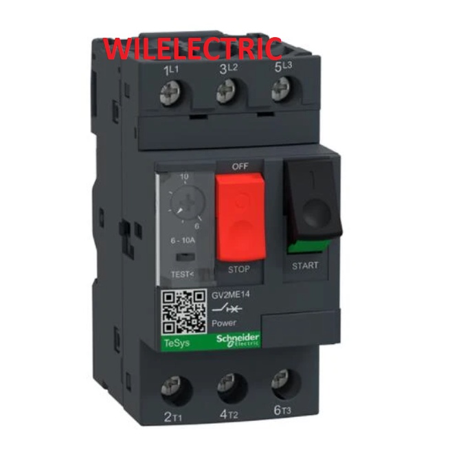 Jual Schneider Thermis Motor Circuit Breaker GV2ME14 GV2ME 14 ( 6 - 10 ...
