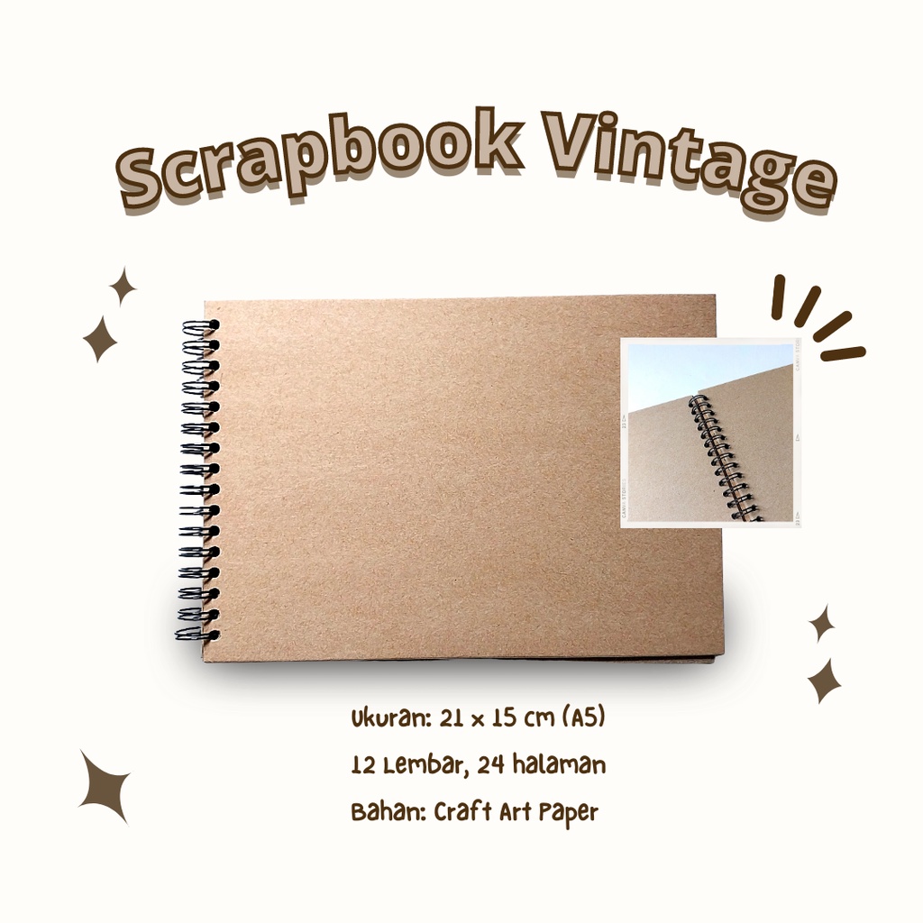 Jual Scrapbook Album vintage buku catatan story book kado anniversary ...