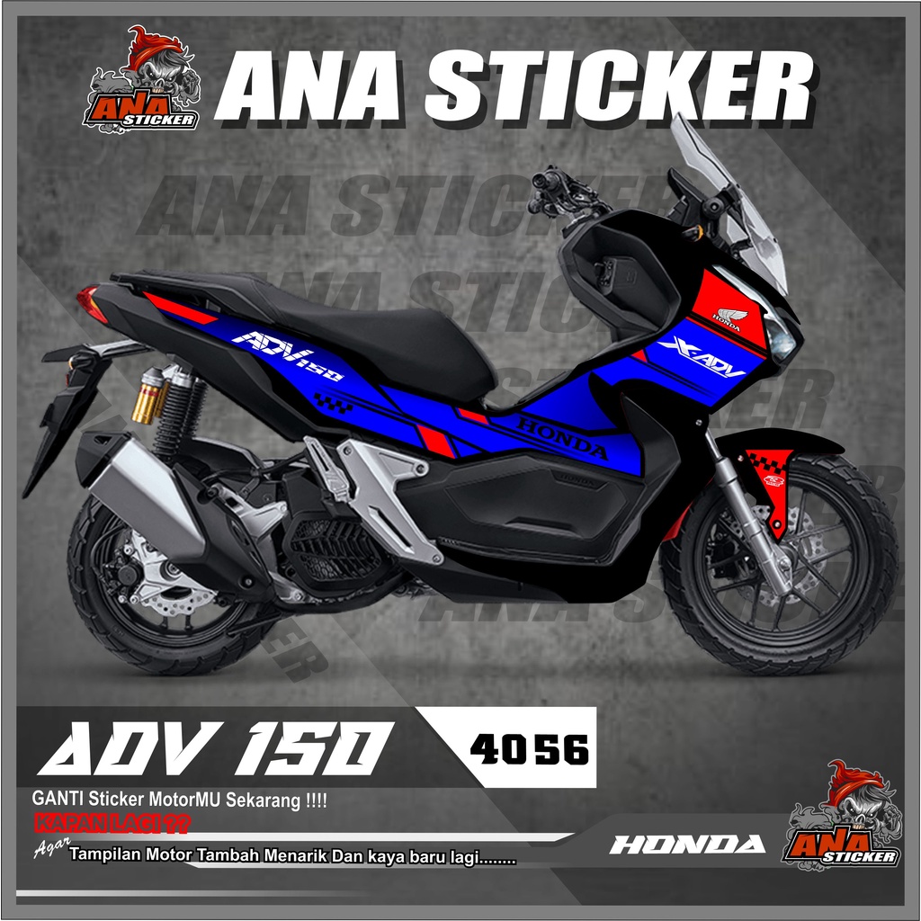 Jual 4056 STICKER STRIPING HONDA ADV 150 LIST RACING | Shopee Indonesia