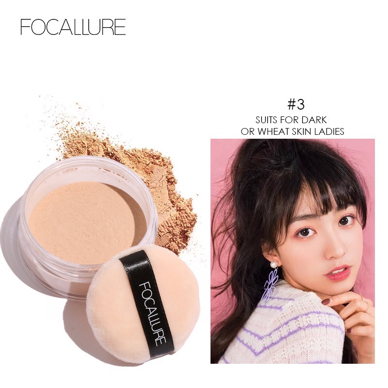 Jual Focallure Super Fine Loose Setting Powder / Bedak Tabur | Shopee ...