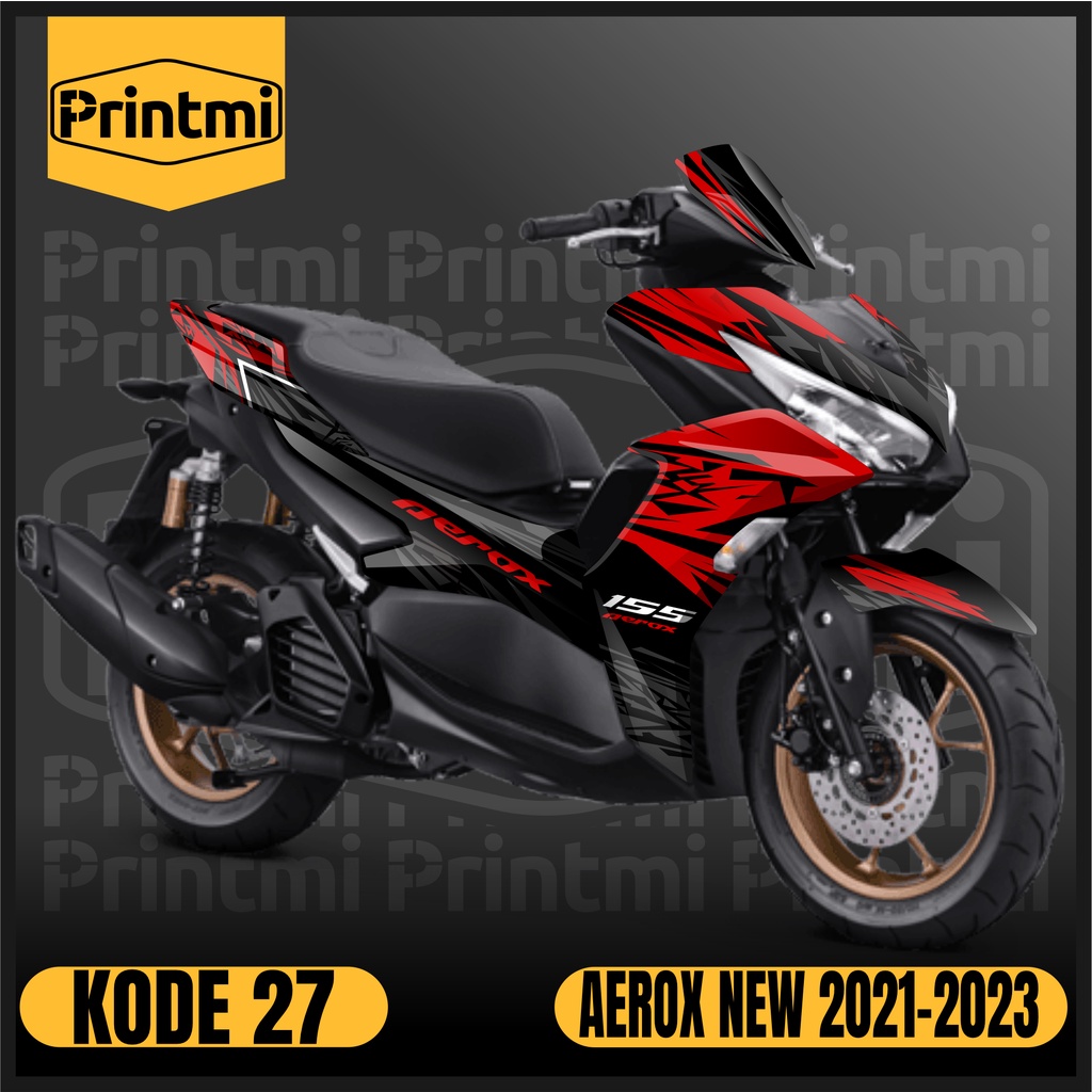 Jual Printmi Decal Stiker Motor Aerox New 155 2021 2022 2023 2024 Connected Full Body Sticker ...