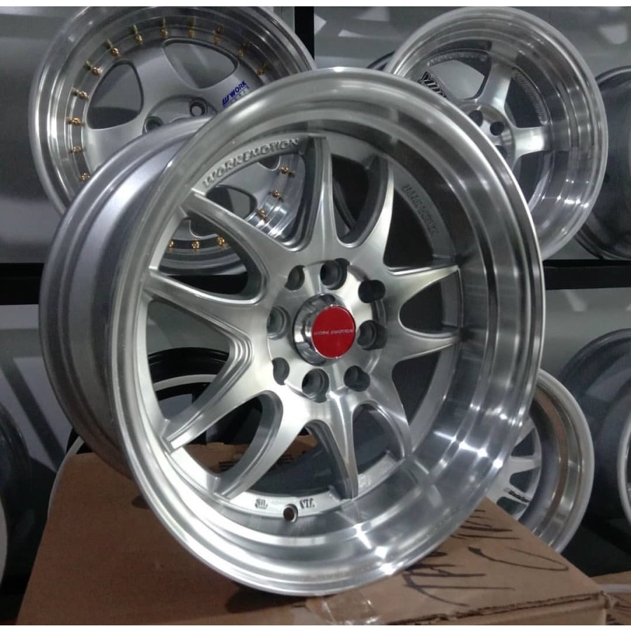 Jual velg ring 15 celong mobil brio velg work kiwami jazz agya yaris Swift | Shopee Indonesia