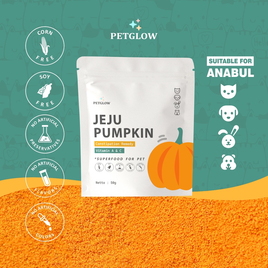 Jual Petglow Superfood Jeju Pumpkin Powder For Pet Bubuk Labu Kuning ...