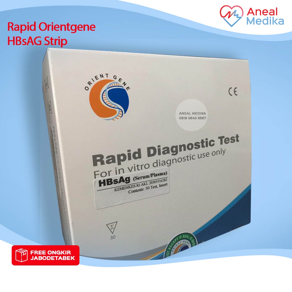 Jual Rapid Test HBsAG Strip Orient Gene | Shopee Indonesia