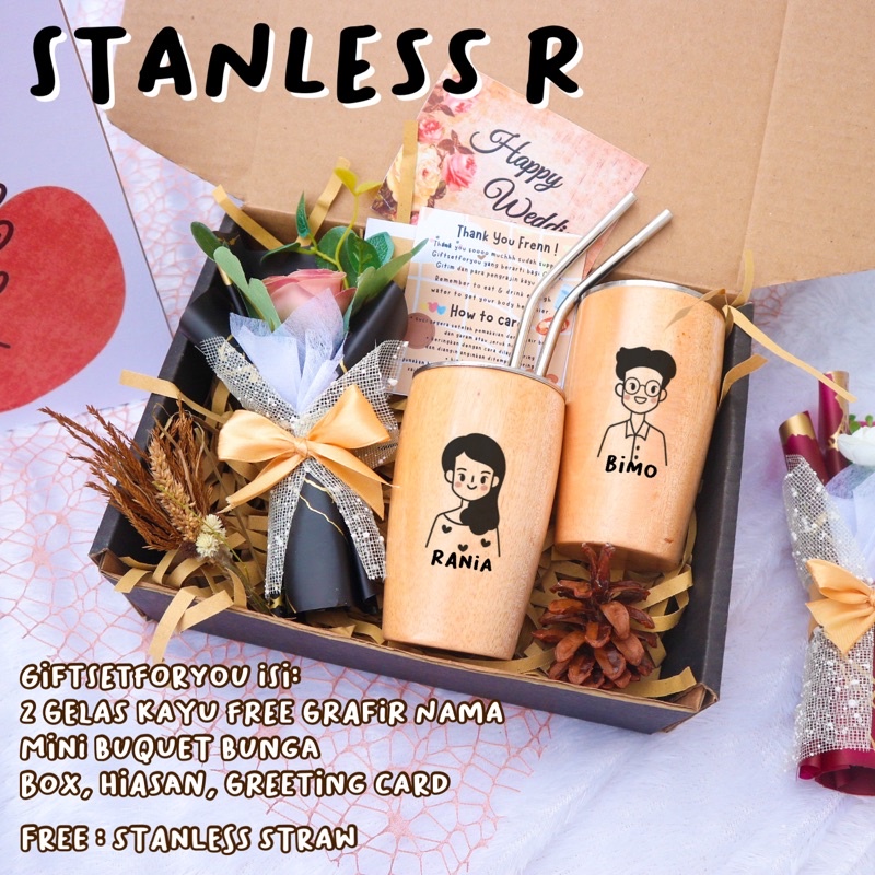 Jual READY HAMPERS PRABOT KAYU ESTETIK UNIK / HAMPERS GELS KAUU ...