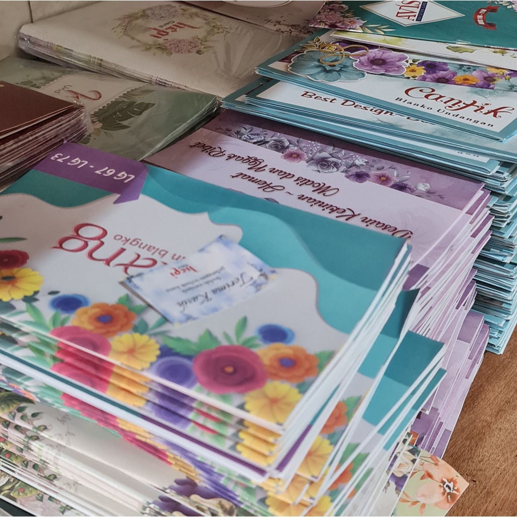 Jual KATALOG Blangko Undangan atau album Kertas Undangan Pernikahan ...