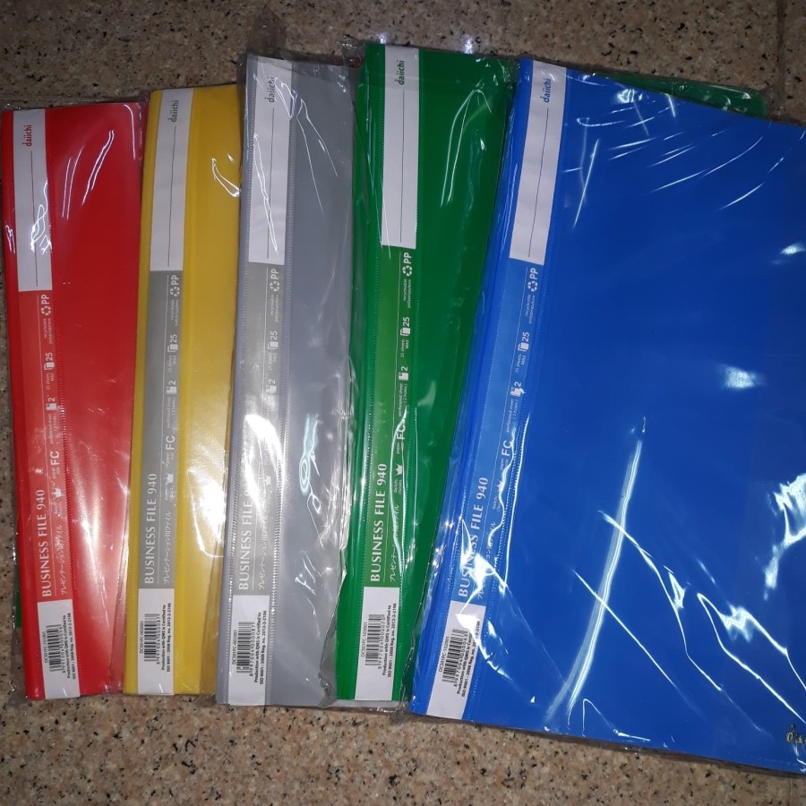 Jual Business File Map Plastik Acco Snelhekter Daiichi Folio Shopee