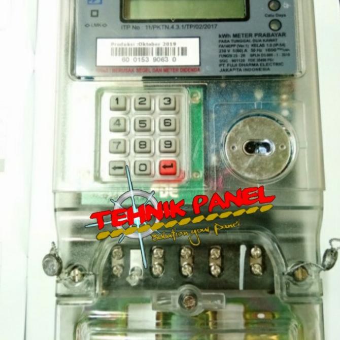 Jual KWH METER PRABAYAR FUJI DHARMA ELECTRIC 1 FASA | Shopee Indonesia