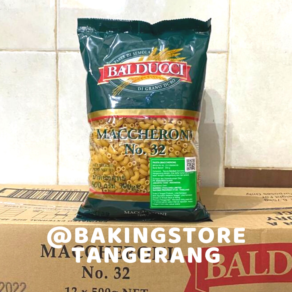 Jual Balducci Pasta Macaroni | Makaroni | Maccheroni 500 gr | Shopee ...