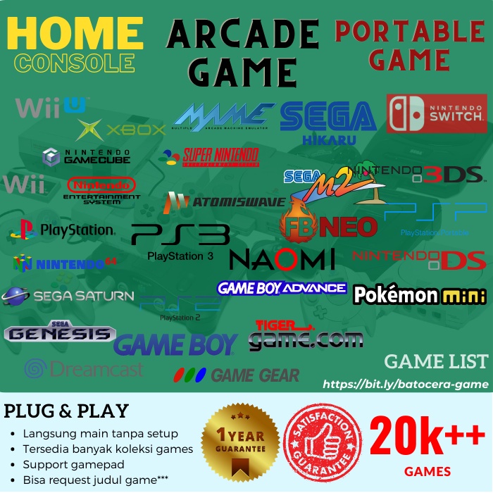 Jual Retrobat Batocera Game Portable Console Shopee Indonesia