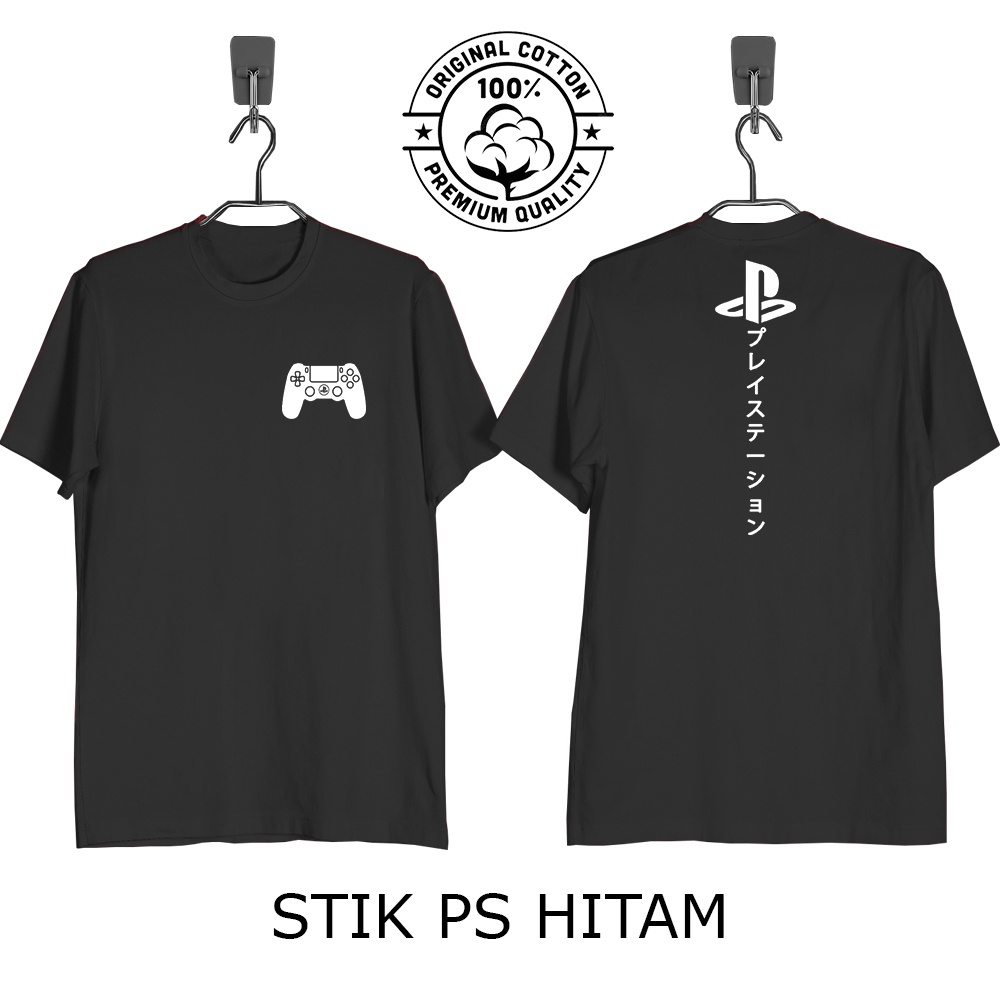 Jual KAOS GAME PS GAMING VIDEO GAME COTTON 24s BISA CUSTOM MIN 3PCS ...
