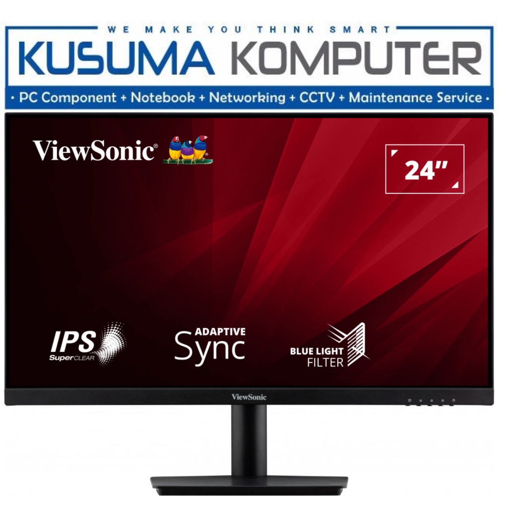 Jual Viewsonic Monitor VA2409 H 24" IPS FHD 75Hz 104% sRGB | Shopee ...