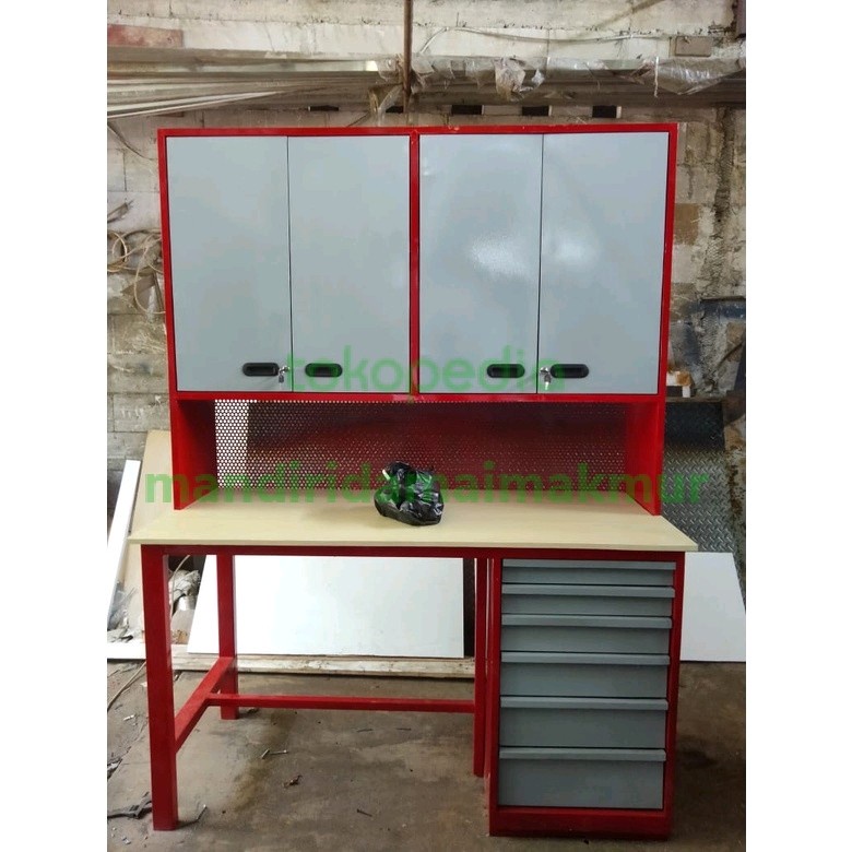 Jual Meja kerja steel workbench workshop workstation ekonomis murah ...