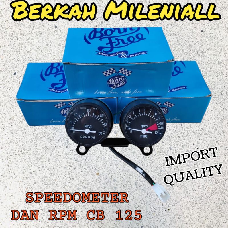 Jual speedometer speedo CB 125 CB 100 custom Japstyle cafe racer dll | Shopee Indonesia
