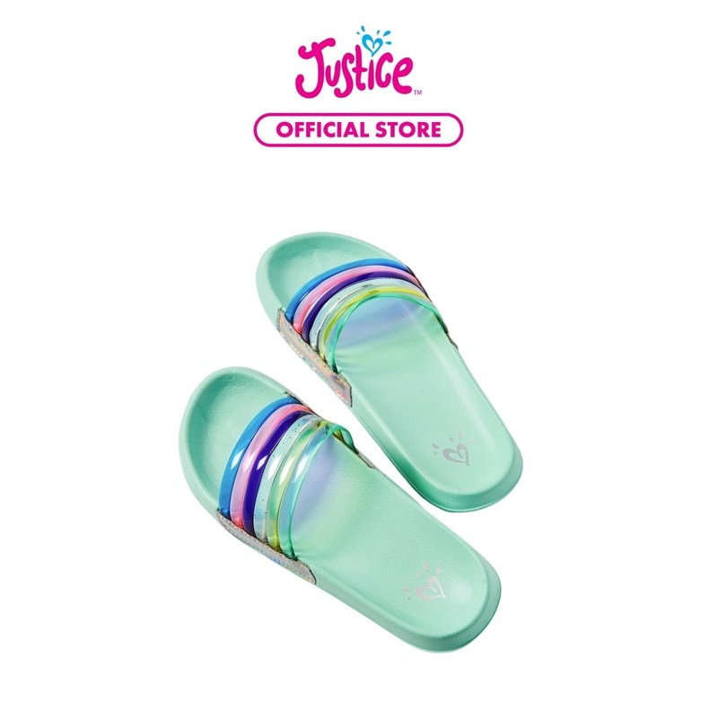 Jual Justice Girls Rainbow Slide Sandals - Sepatu Sandal | Shopee Indonesia