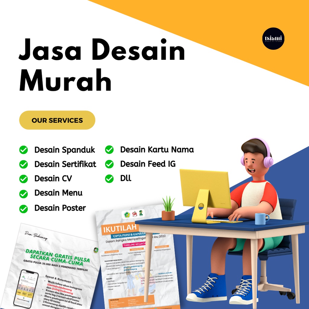 Jual Jasa Desain Undangan Spanduk, Banner, Sertifikat, CV, Kartu Nama ...