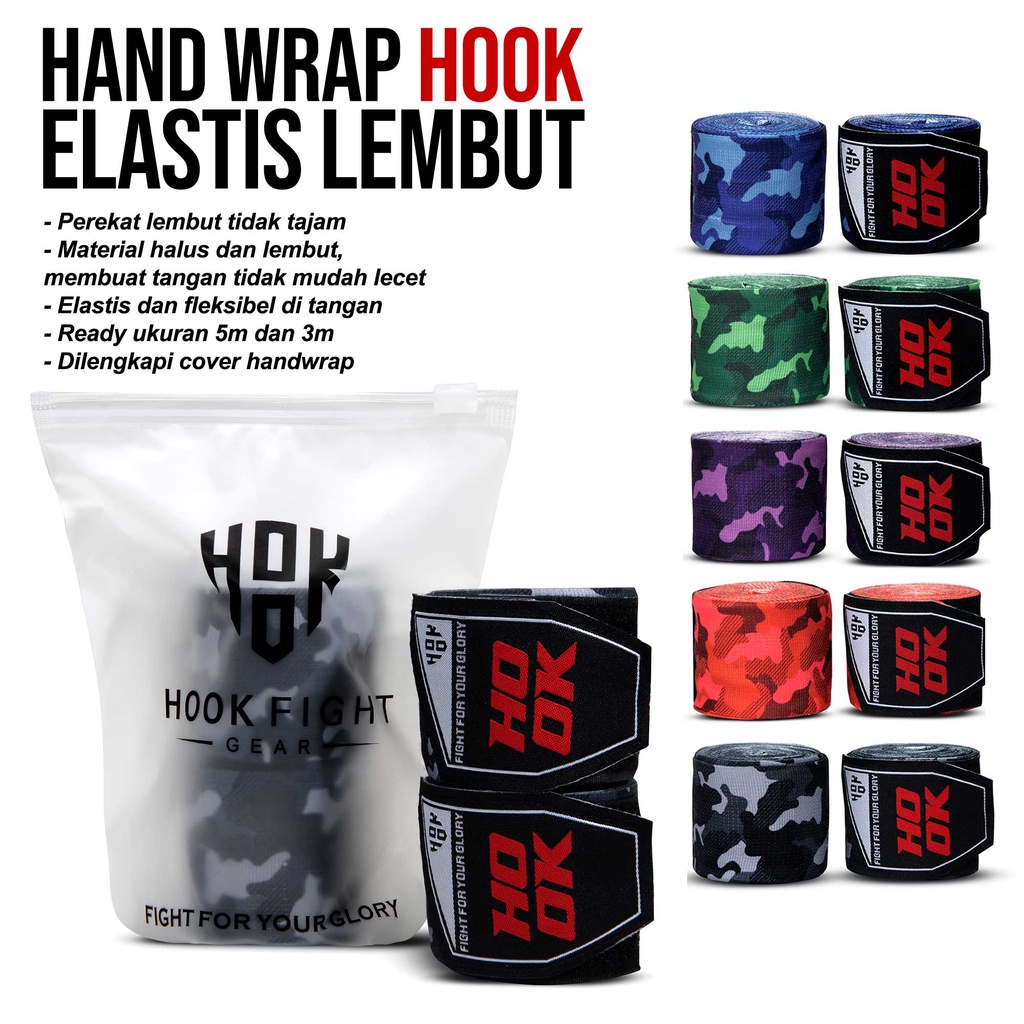 Jual Hand Wrap Muay Thai Motif Bandage Boxing Wrap Hook Handwarp ...