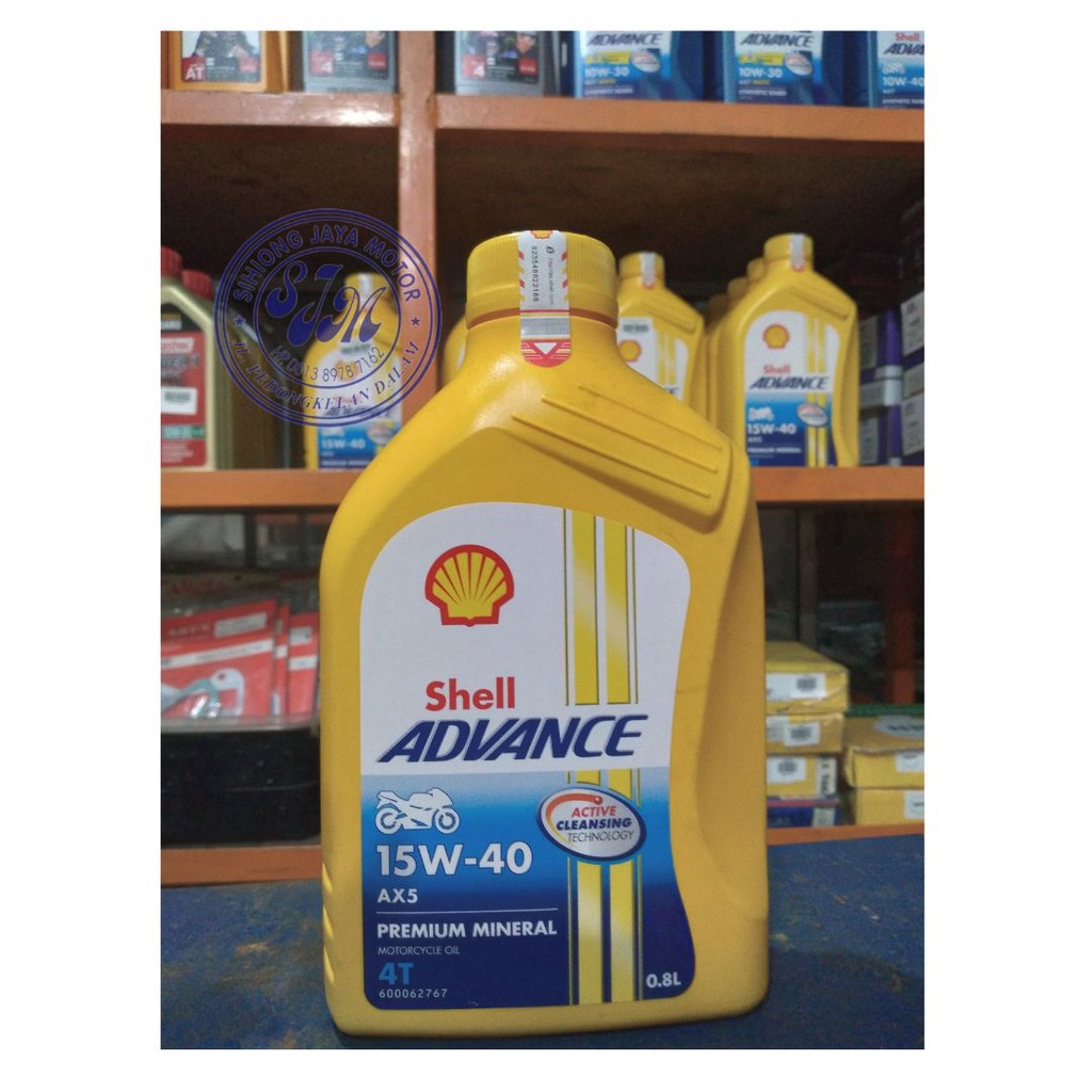 Jual OLI MESIN SHELL ADVANCE AX5 15W-40 800ML | Shopee Indonesia