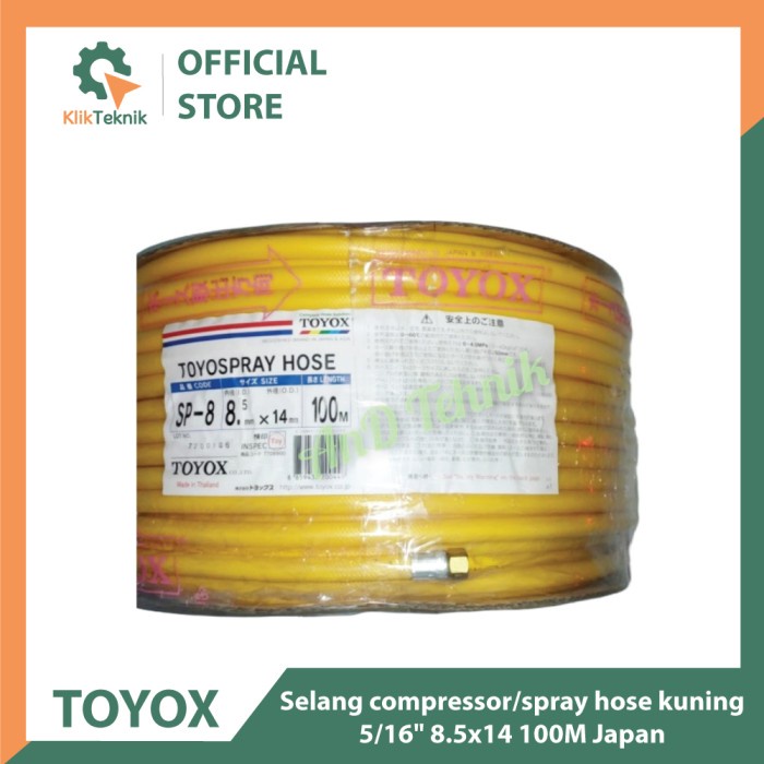 Jual Selang Angin SP-8 / Selang Kompressor Toyox 5/16" 8,5x14mm per ...
