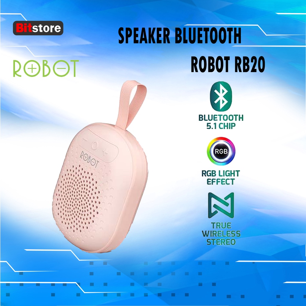 Jual SPEAKER BLUETOOTH MINI PORTABLE ROBOT TWS RB20 SPIKER BLUETOOTH ...