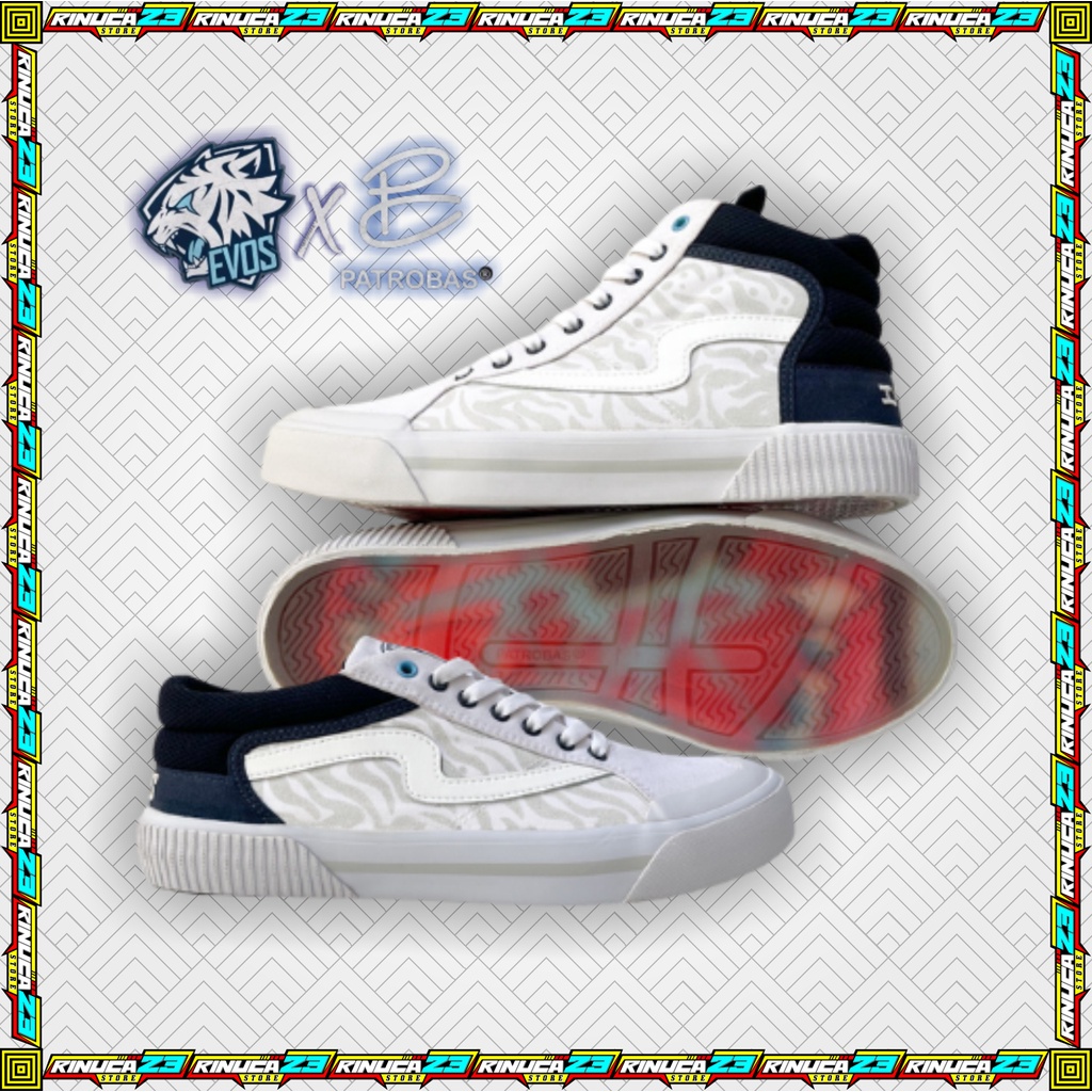 Jual Patrobas X Evos White High & Low - Sepatu Sneakers | Shopee Indonesia