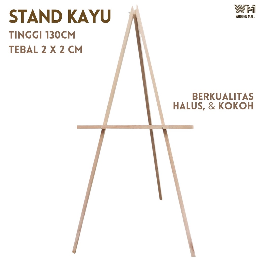 Jual STANDING KAYU / STANDING TRIPOD KAYU PAPAN / STAND FRAME FOTO ...