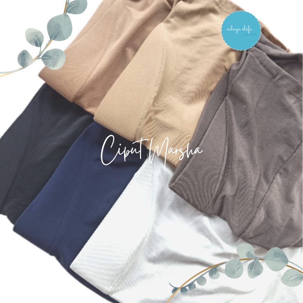 Jual ciput marsha / marsya topi pad anthem tanpa cepol 2 in 1 termurah ...