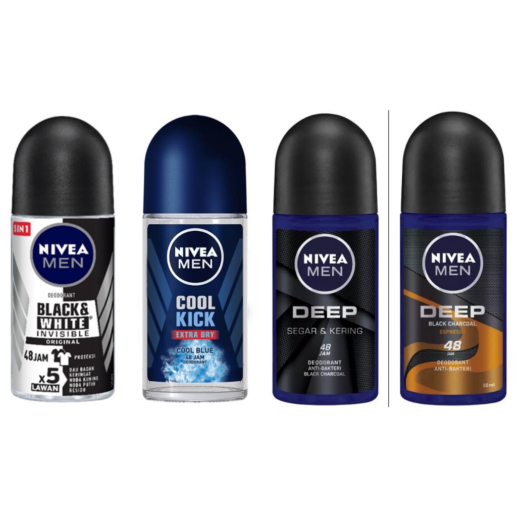 Jual NIVEA MEN Deodorant Roll On 50ml | Shopee Indonesia